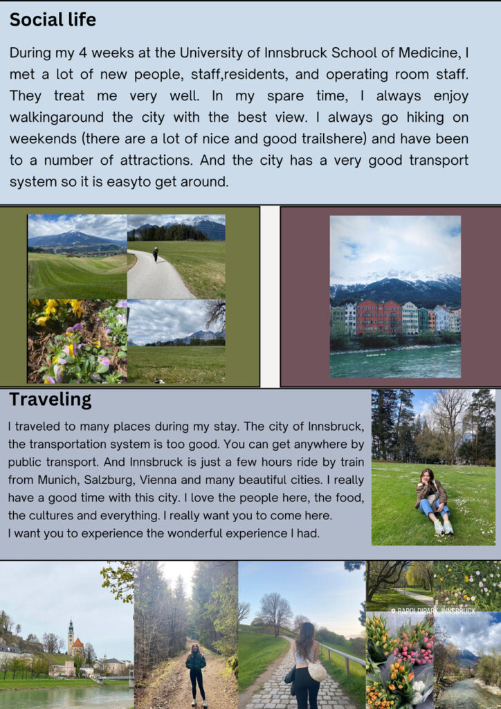 KKU-MD student shares her wonderful elective experience at Medical University of Innsbruck ...