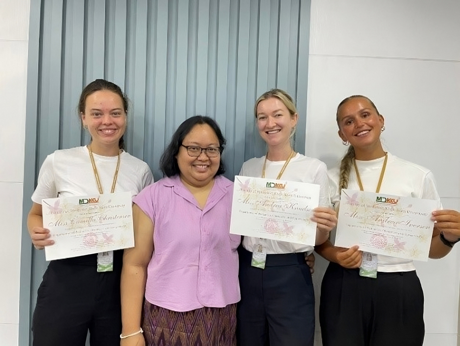 An inspiring chapter unfolded at MDKKU for medical exchange students ...