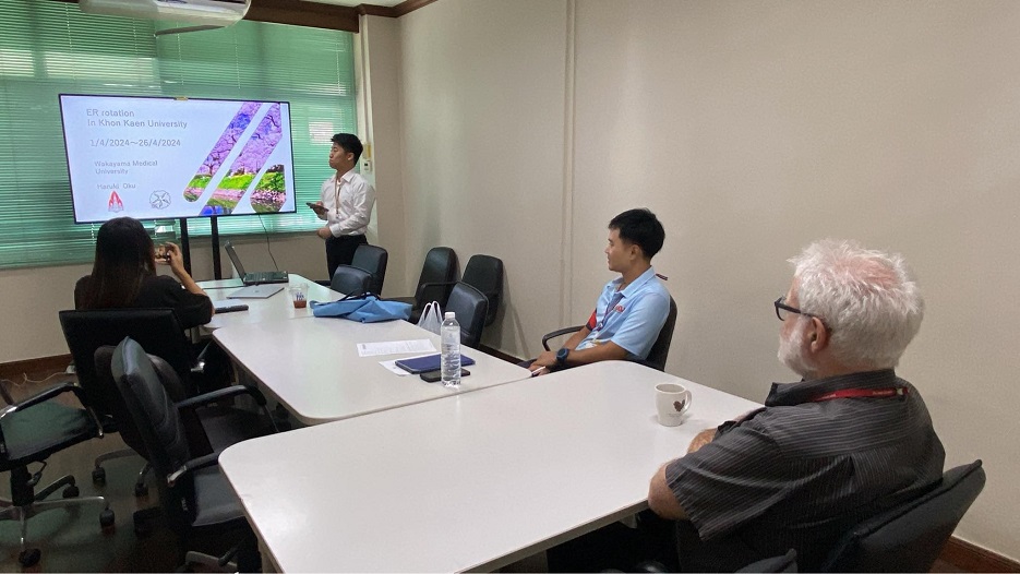 Japanese medical exchange student completes MDKKU elective program ...